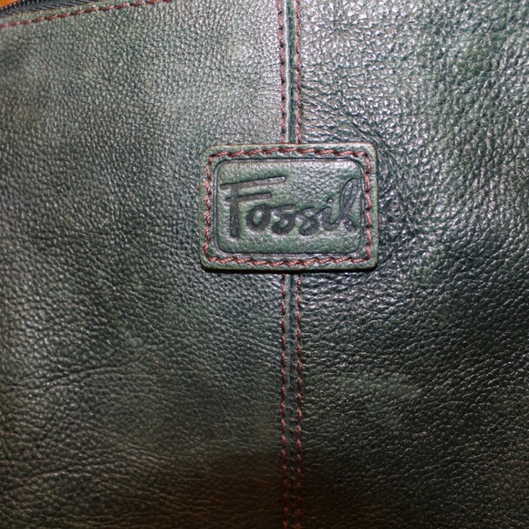 Fossil | Bags | Fossil Green Leather Crossbody Bag Purse | Poshmark